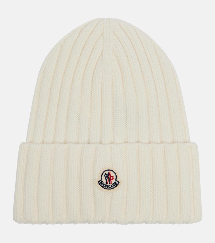 Moncler Logo Patch Bucket Hat - White - 33% Off | Editorialist