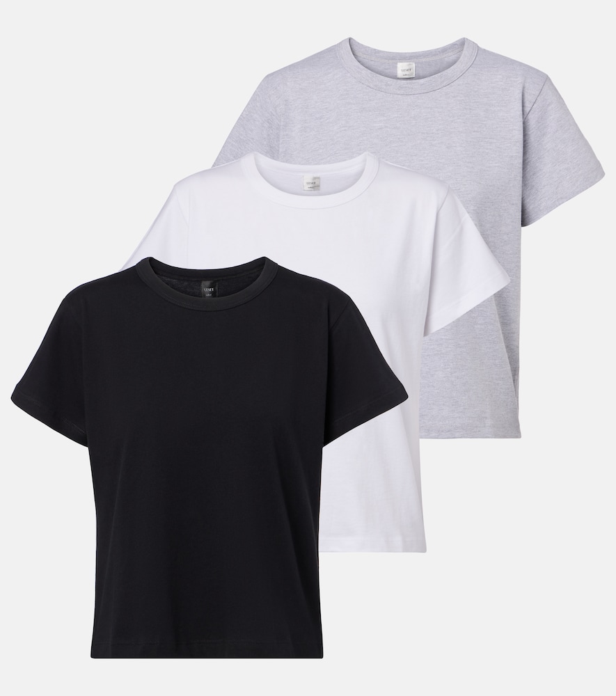 LESET Margo Set of 3 Cotton Jersey T-Shirts