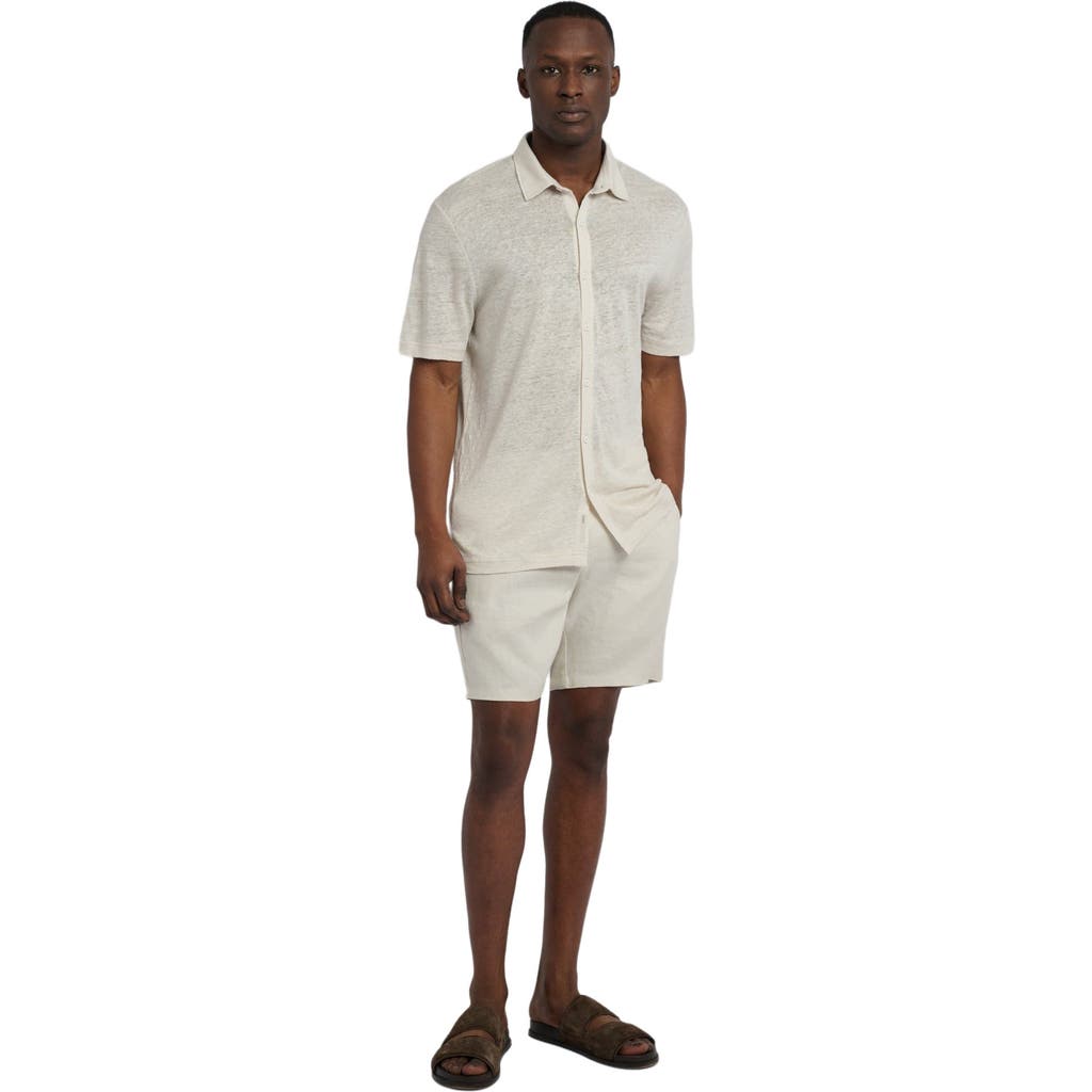 ONIA Linen Fixed Waist Short