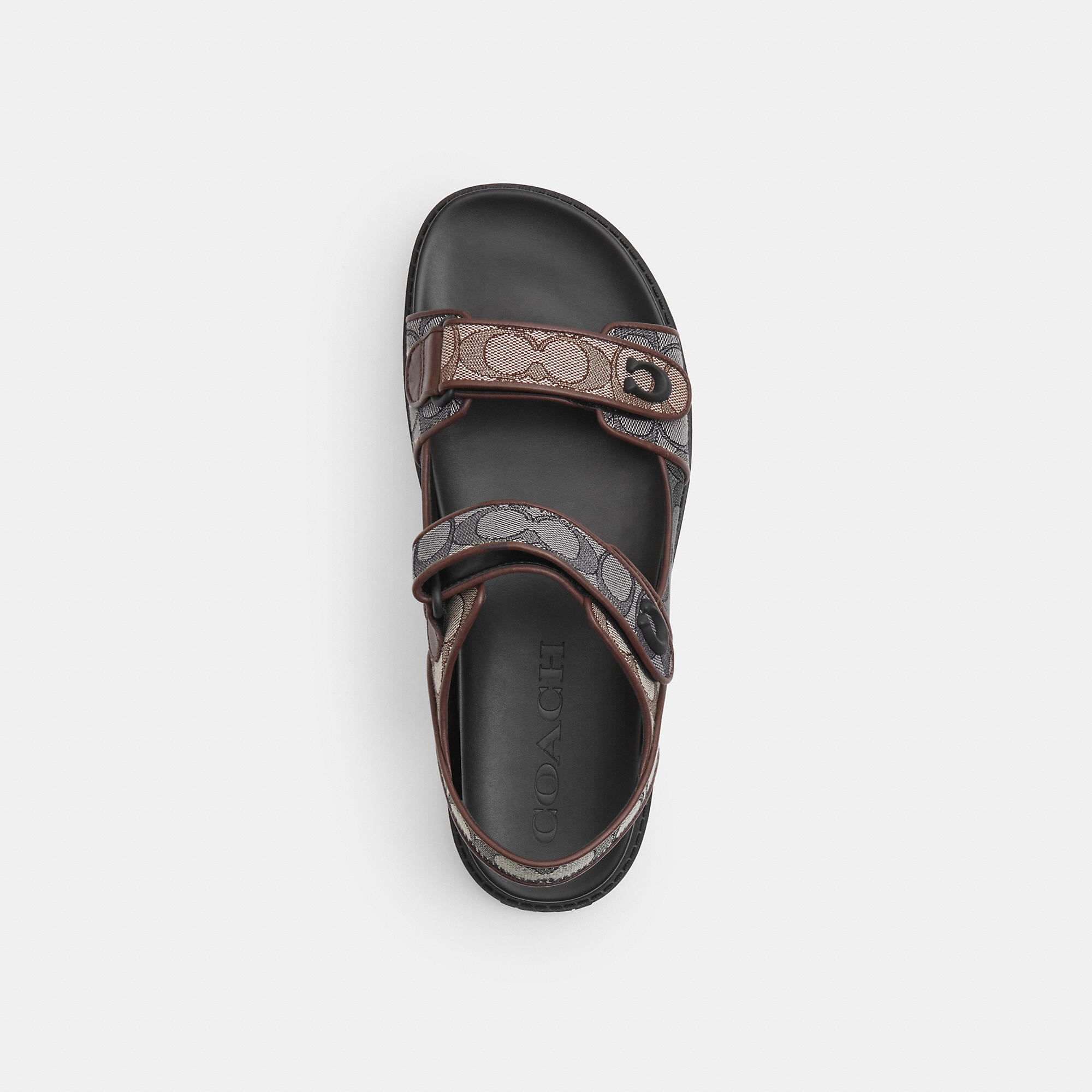 Coach Mens Dark Brown Leather Fisherman Sandals 11.5D BANANA REPUBLIC Men main image 4