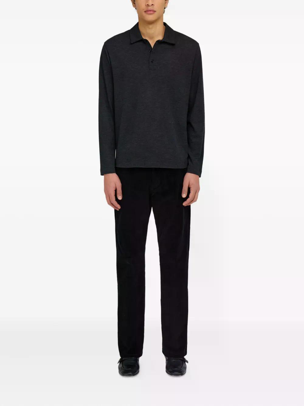 SALVATORE FERRAGAMO long-sleeve polo shirt