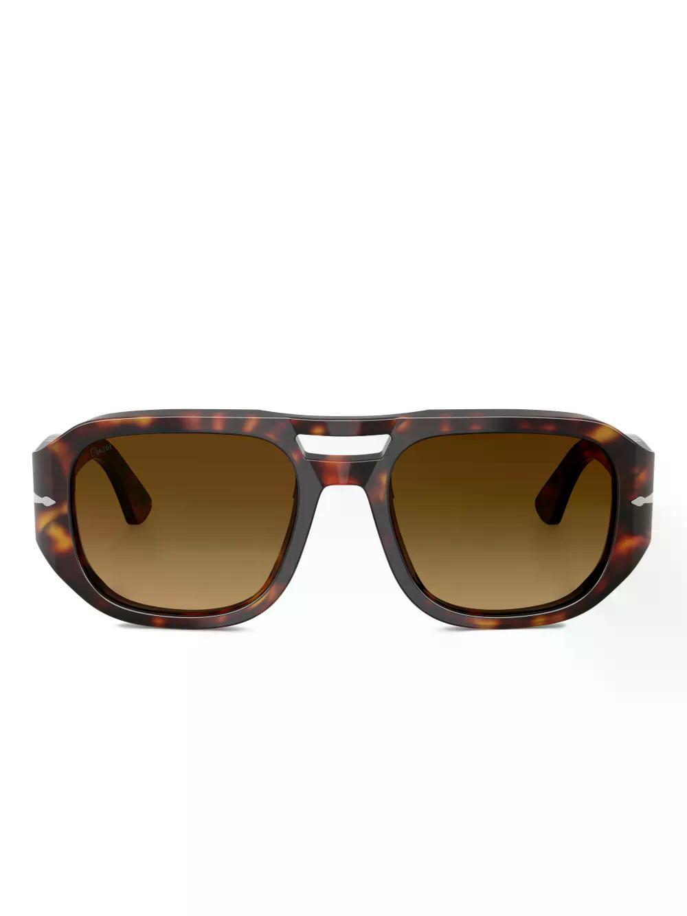 StüSsy Vincent Sunglasses - Slate Blue/Orange Lens | Editorialist