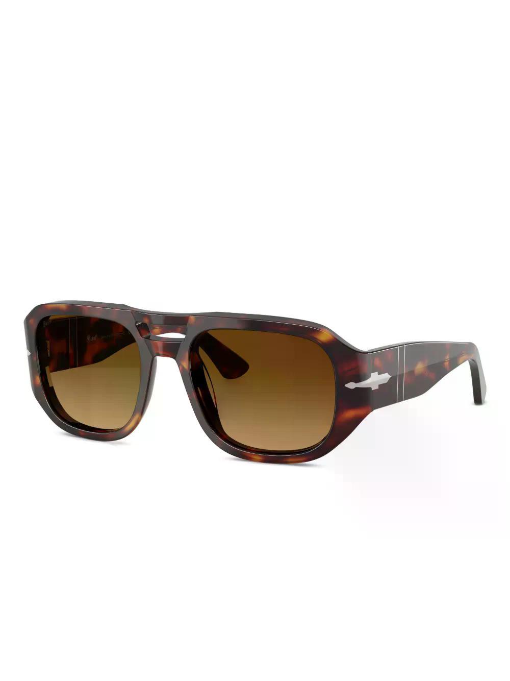StüSsy Vincent Sunglasses - Slate Blue/Orange Lens | Editorialist
