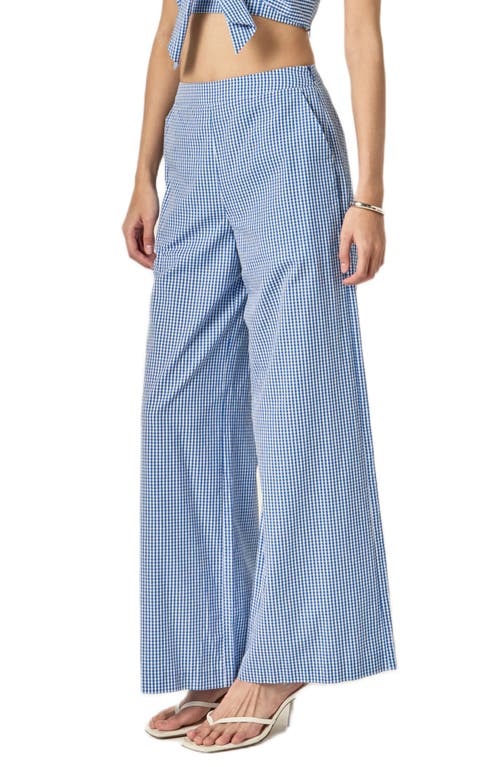 ENGLISH FACTORY Check Wide-Leg Pants
