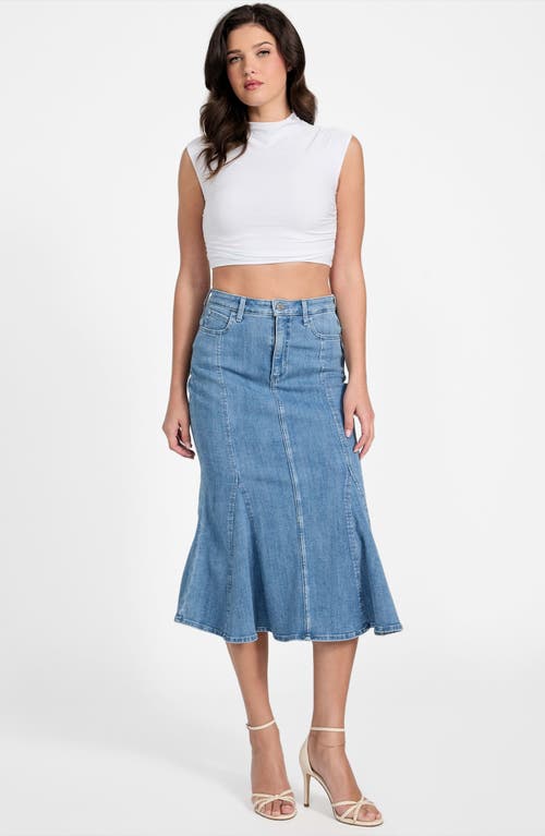 GUESS Lia Denim Midi Skirt