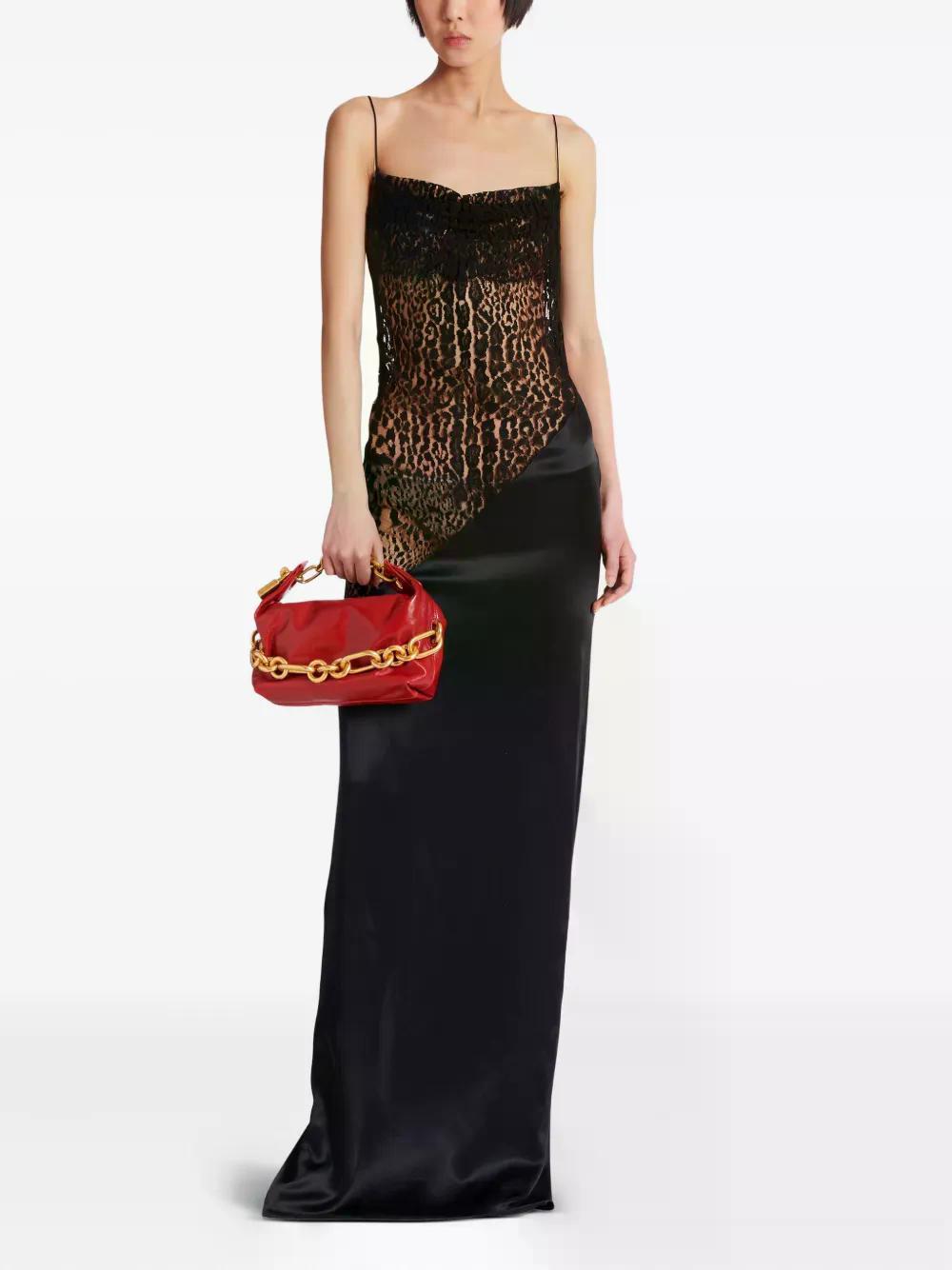 BALMAIN Lace Embellished Gown