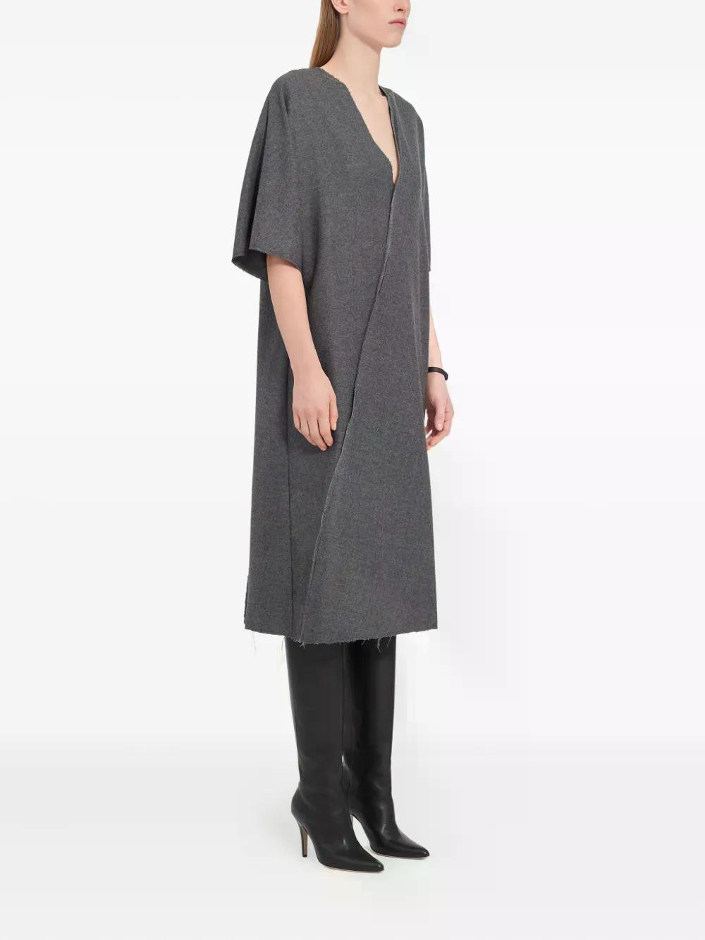 MAISON MARGIELA V-Neck Midi Dress