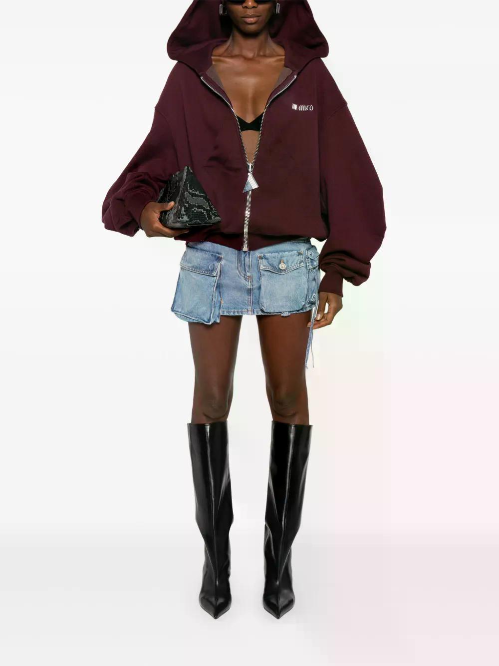 ATTICO Fay Mini Skirt