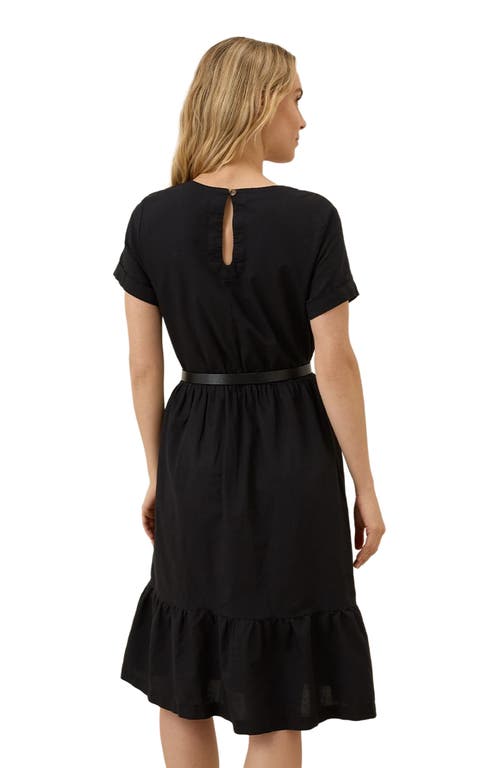 Pact Canopy Linen Easy Tank Dress - Black | Editorialist Pact Canopy Linen Easy Tank Dress - Black | Editorialist