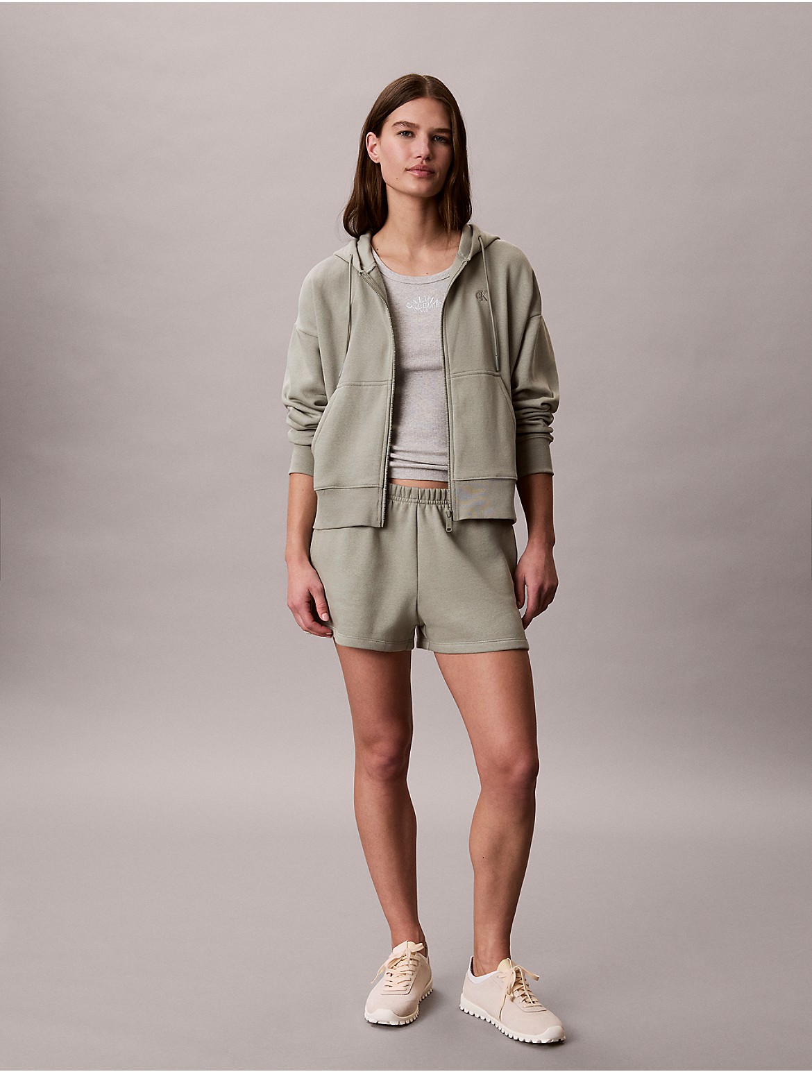 CALVIN KLEIN Calvin Klein Archive Logo Fleece Shorts