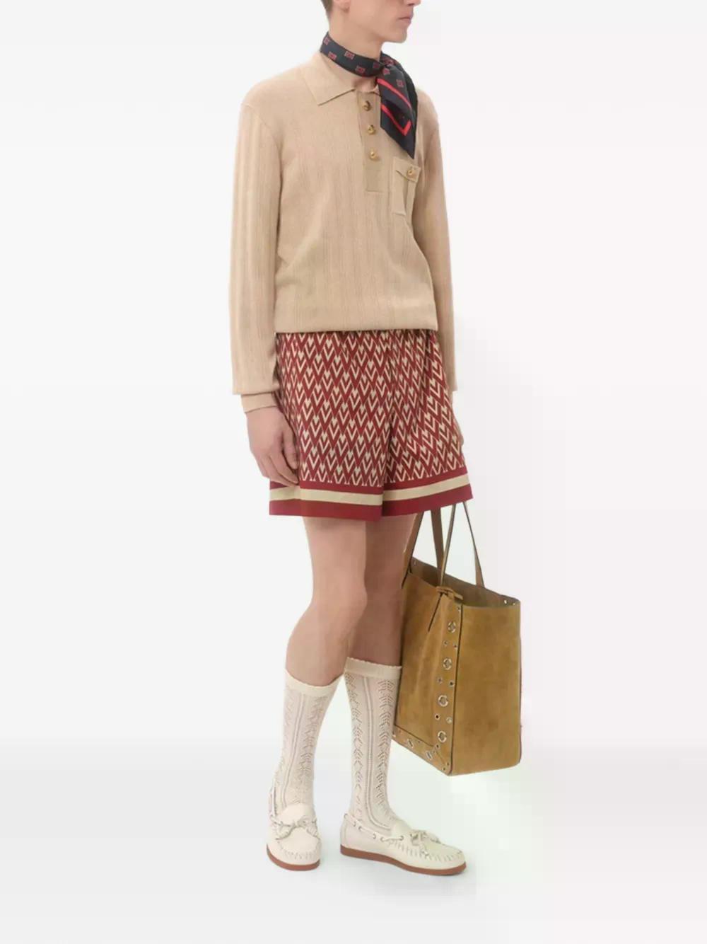 VALENTINO Valentino Garavani V-Print Bermuda Shorts