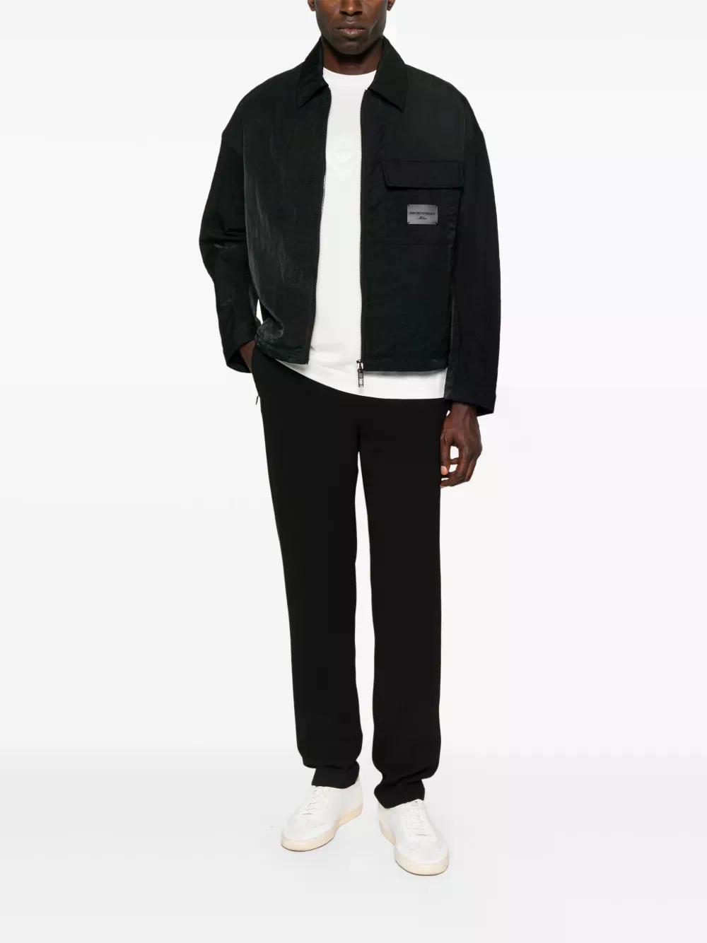 EMPORIO ARMANI Logo-Patch Jacket