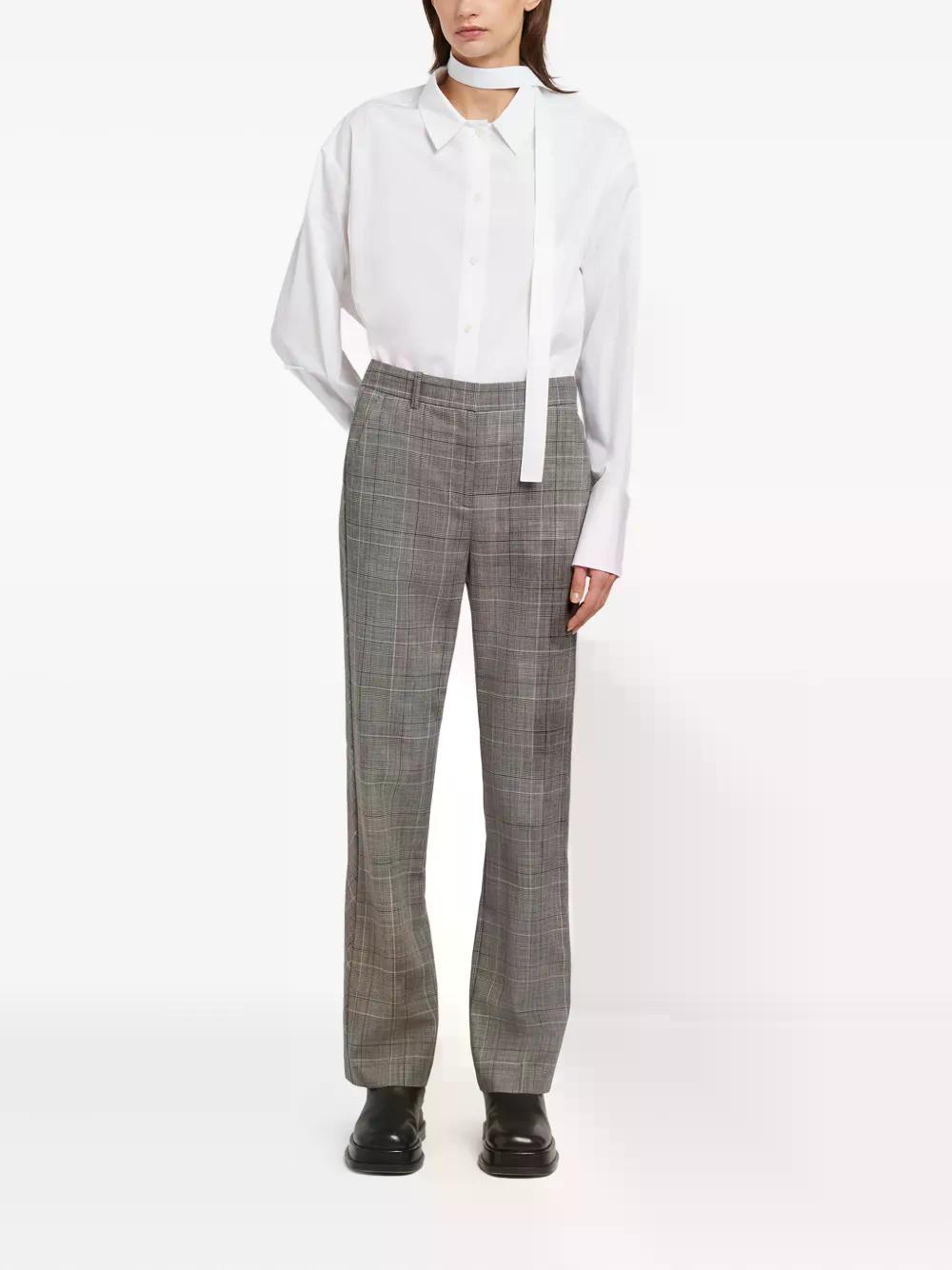PORTS 1961 Checkered Tailored Trousers