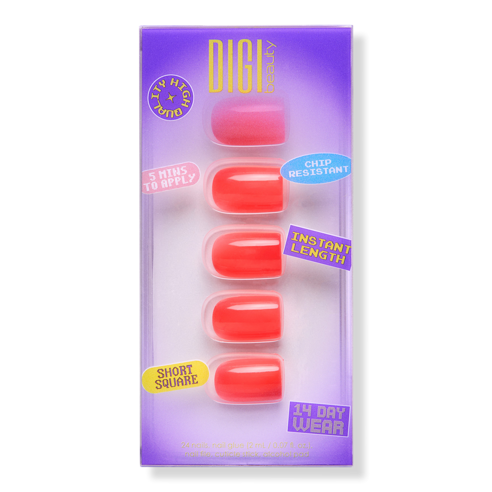 Digi Beauty It'S Fire Press-On Nails - One-Color | Editorialist