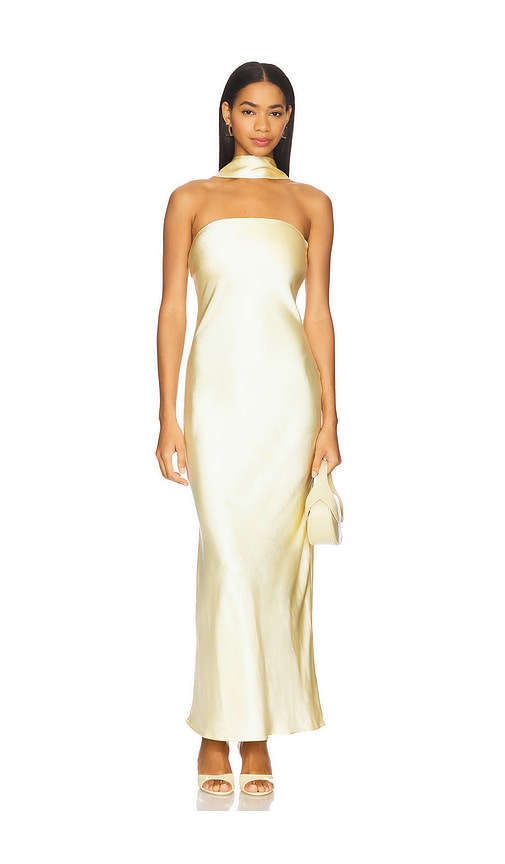 SNDYS Neck Tie Maxi Dress - Butter | Editorialist