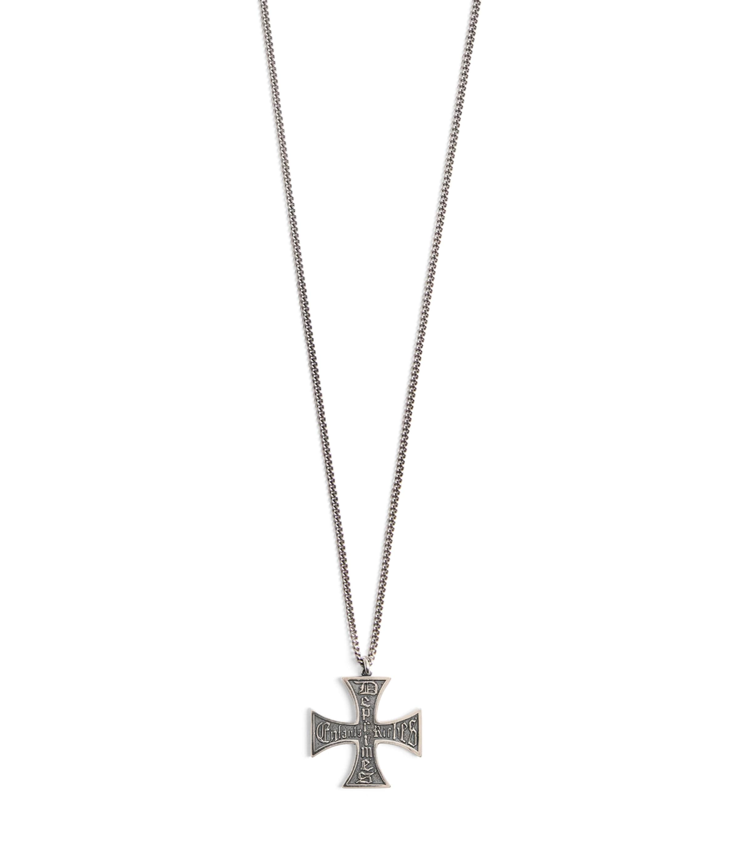 Y/PROJECT Mini Peace Pendant Necklace