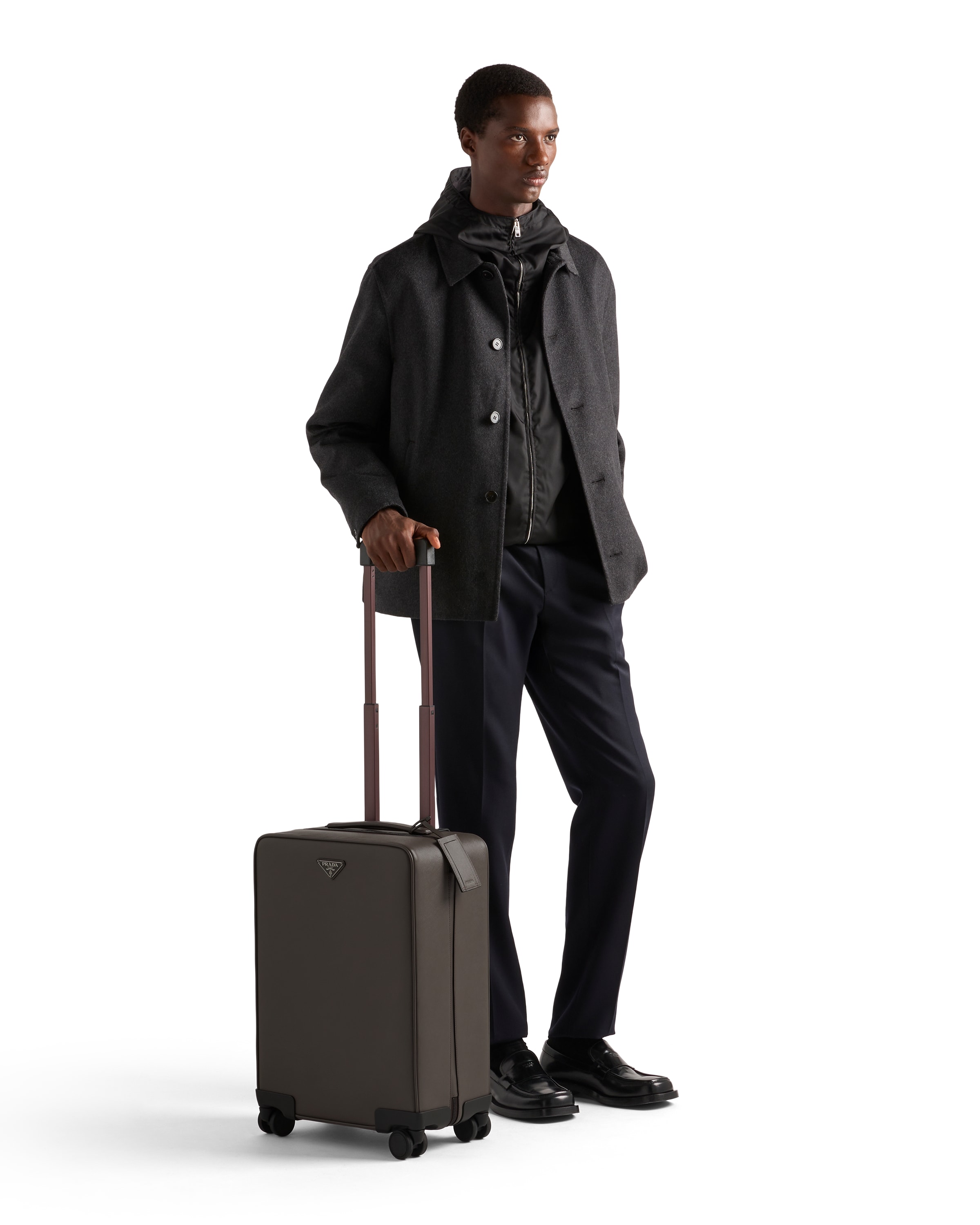 PRADA Saffiano Leather Trolley
