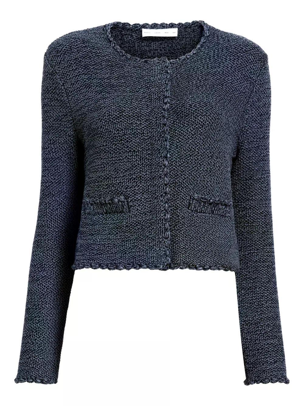 PROENZA SCHOULER WHITE LABEL Scallop-Hem Cropped Jacket
