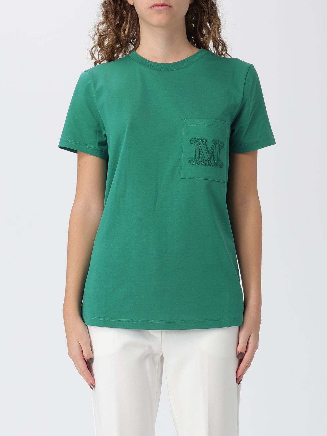 MAX MARA Max Mara Embroidered Pocket T-Shirt
