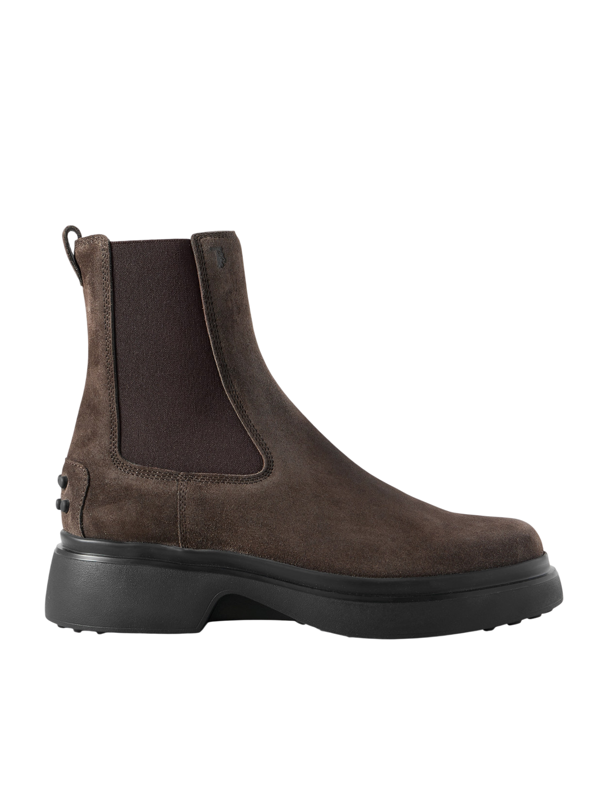 TOD'S Gomma Suede Chelsea Boots