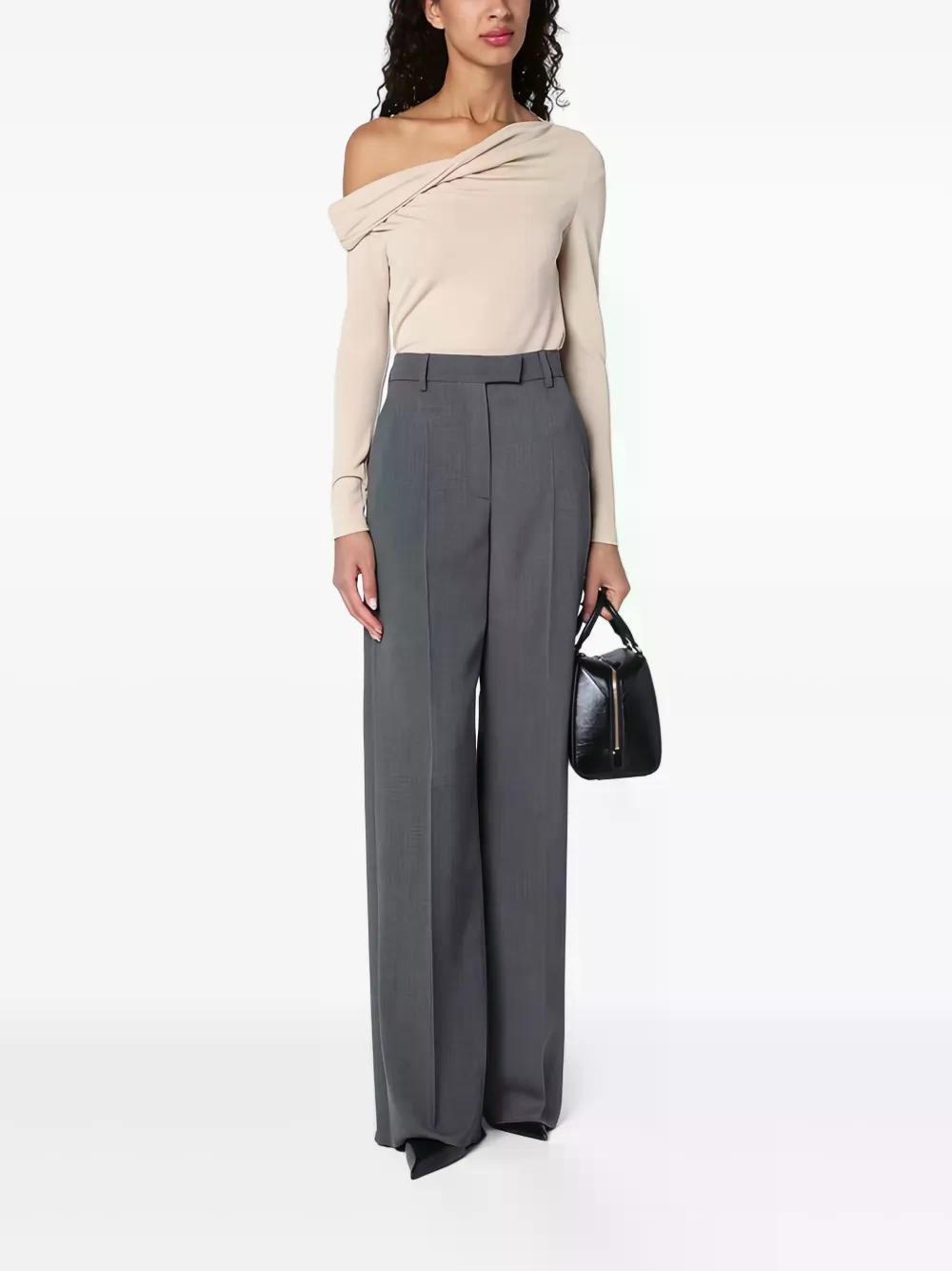 GIVENCHY Asymmetric Draped Top