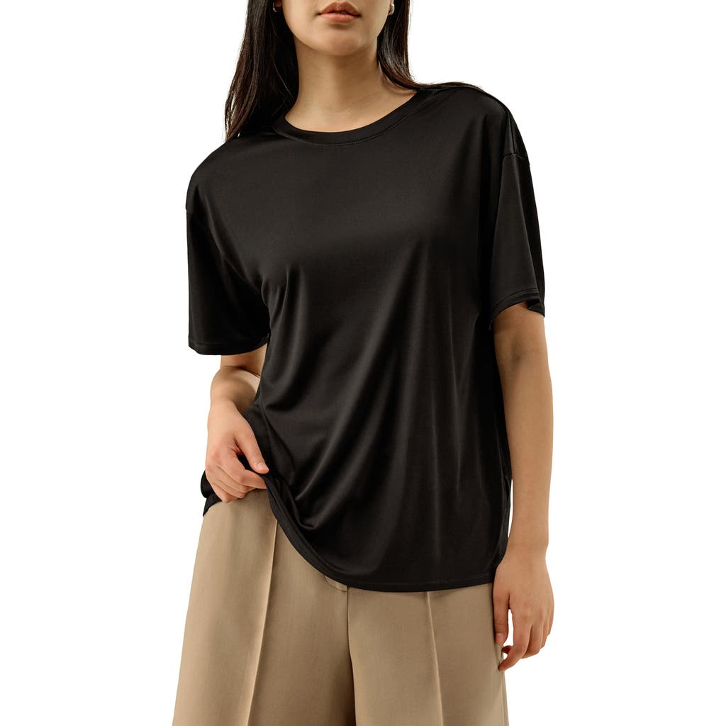 LILYSILK Lilysilk Silk Jersey Oversized Tee