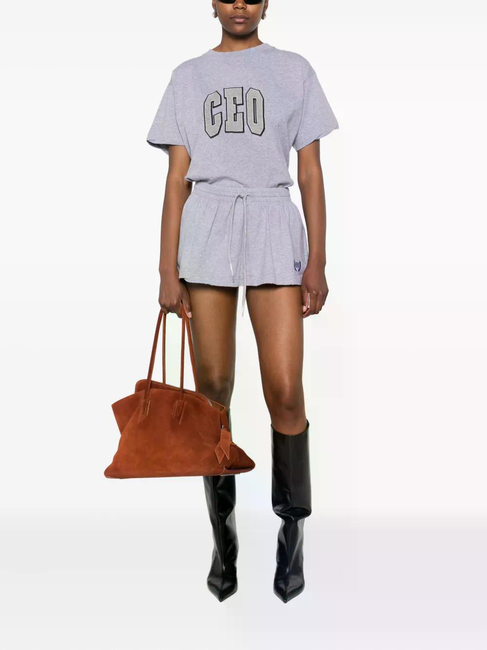 BALENCIAGA Cotton Skirt with Drawstring Waist