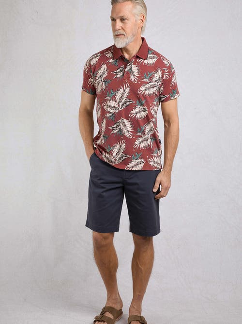 WEIRD FISH sarat printed polo