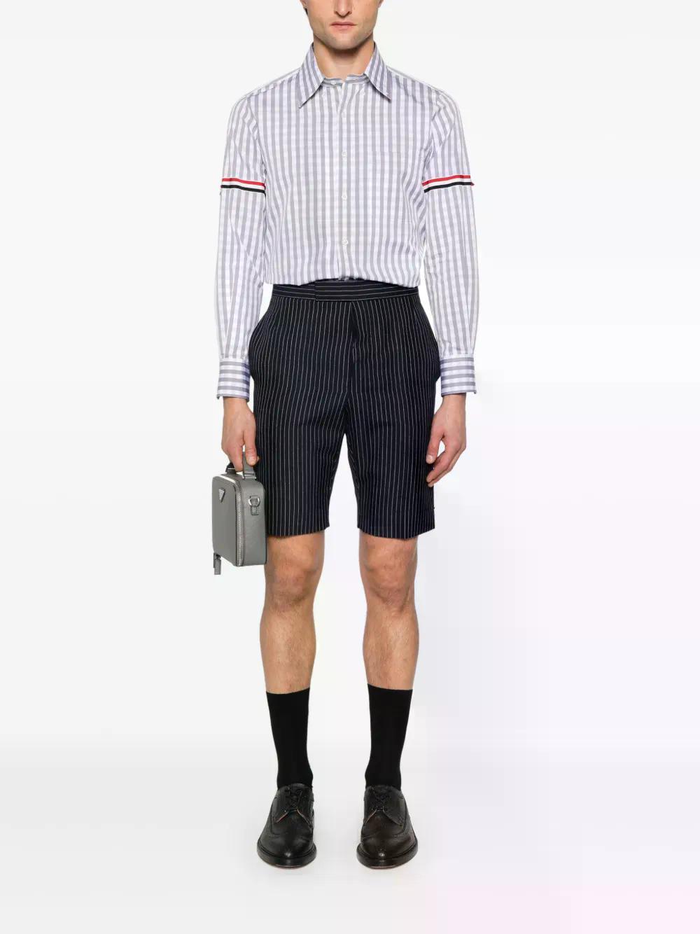 THOM BROWNE checked shirt