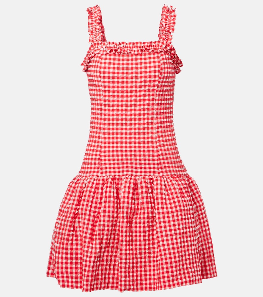 PETAL & PUP Luna Strapless Peplum Top and Skirt Set