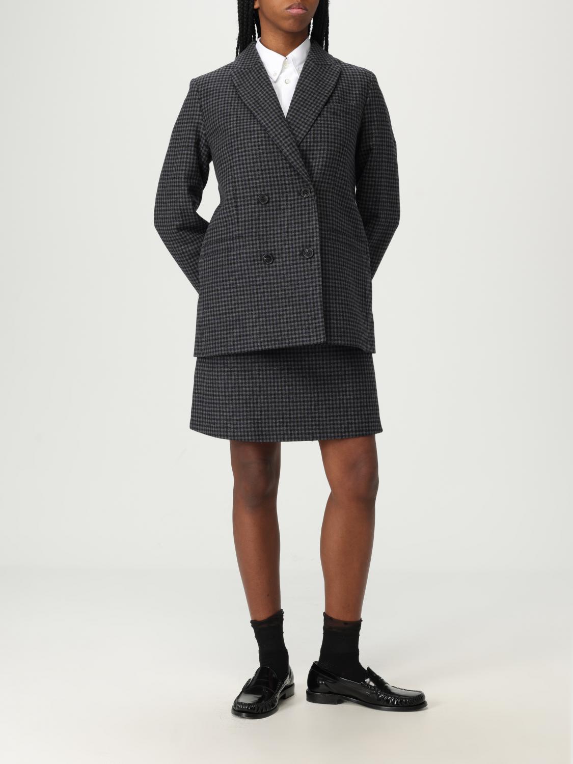 A.P.C. A.p.c. Checked Skirt