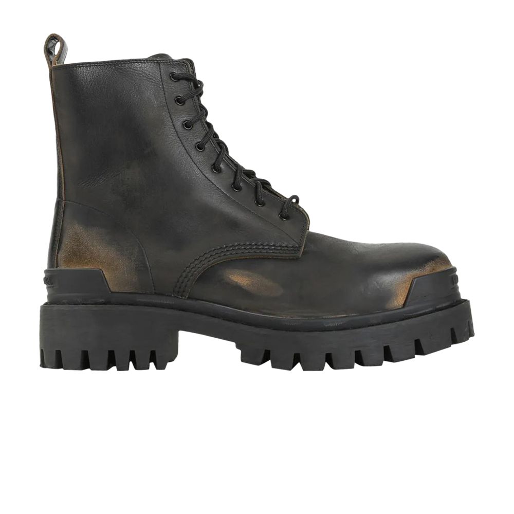 Balenciaga Combat Strike Boot - Black | Editorialist