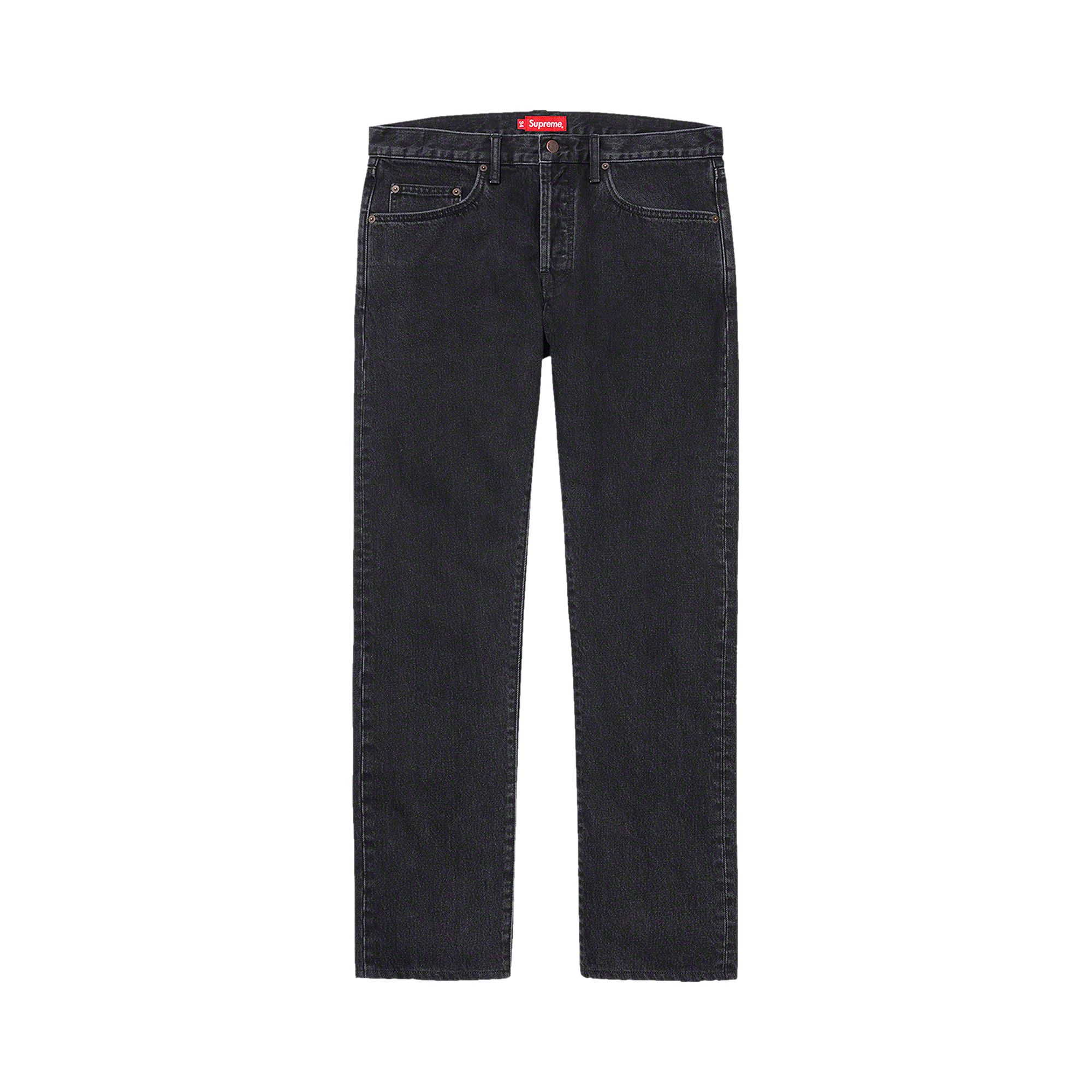パンツ Supreme Patchwork Leather 5-Pocket Jean Supreme Patchwork Leather 5-Pocket Jean (SS23) - $428