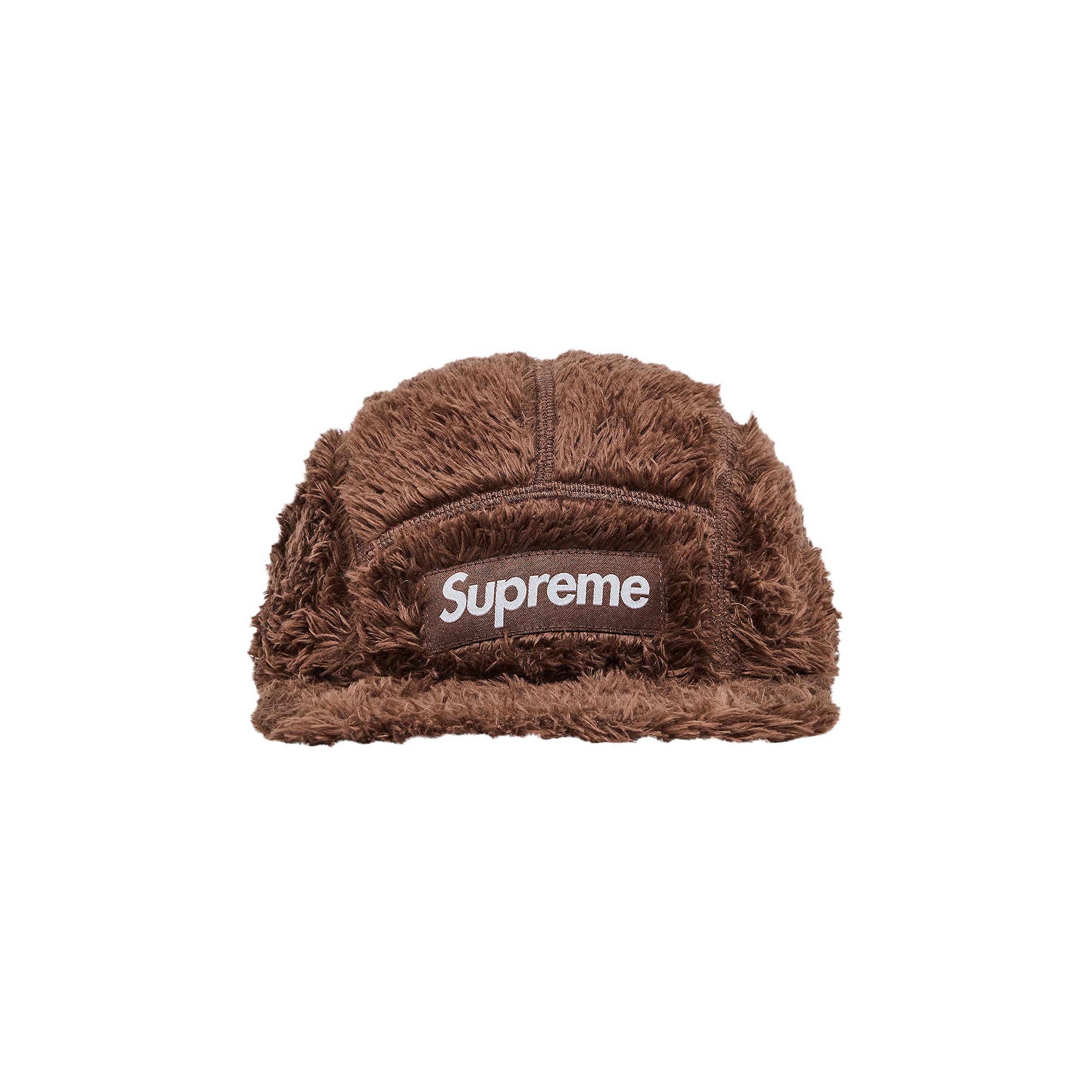 帽子 Supreme Fuzzy Camp Cap brown Supreme Fuzzy Camp Cap Brown - FW24 - US