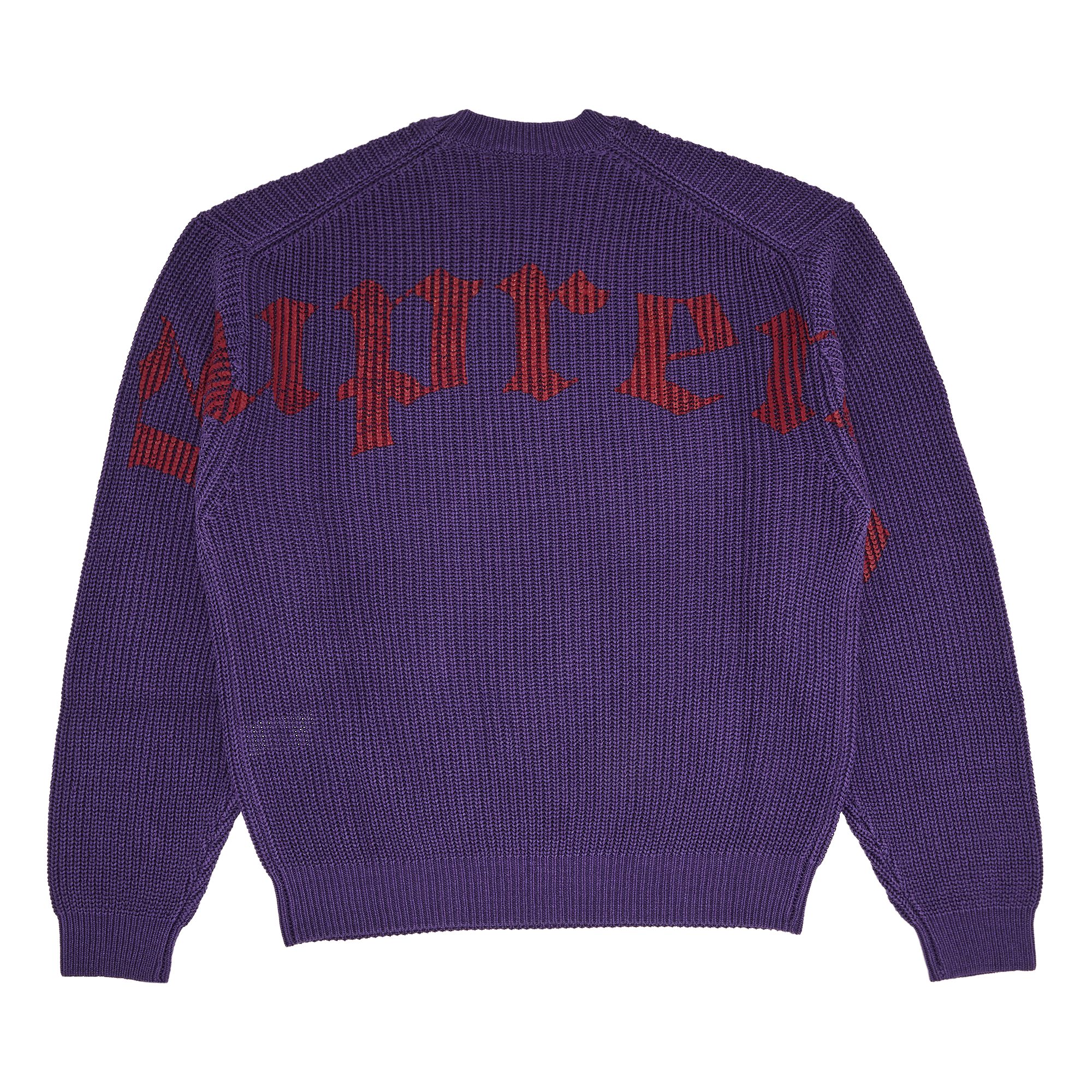 Supreme Old English Printed Sweater - Purple | Editorialist
