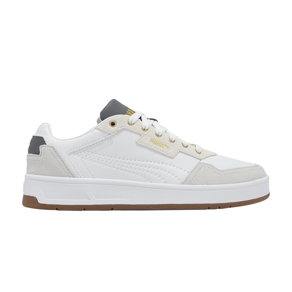 Puma Court Classic Lux Sd Sneakers White Editorialist
