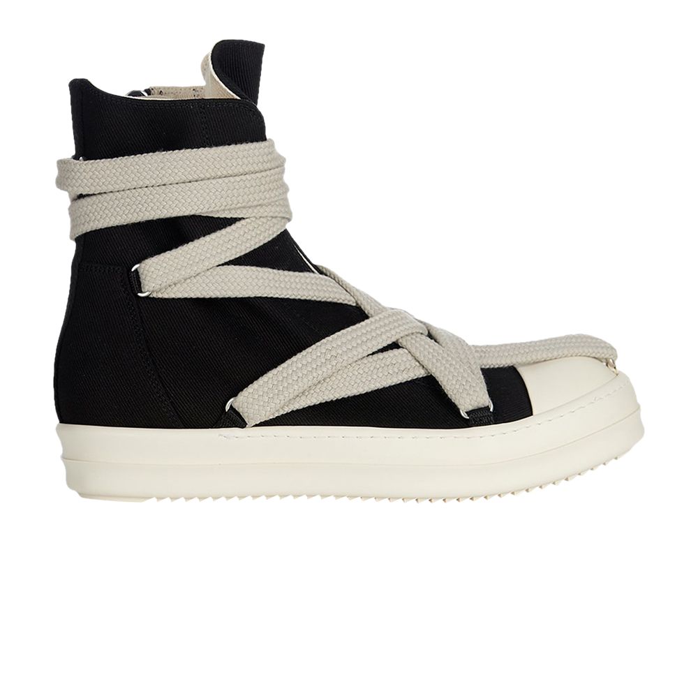 Rick Owens Luxor Hexa High Top Sneakers In Black | Editorialist