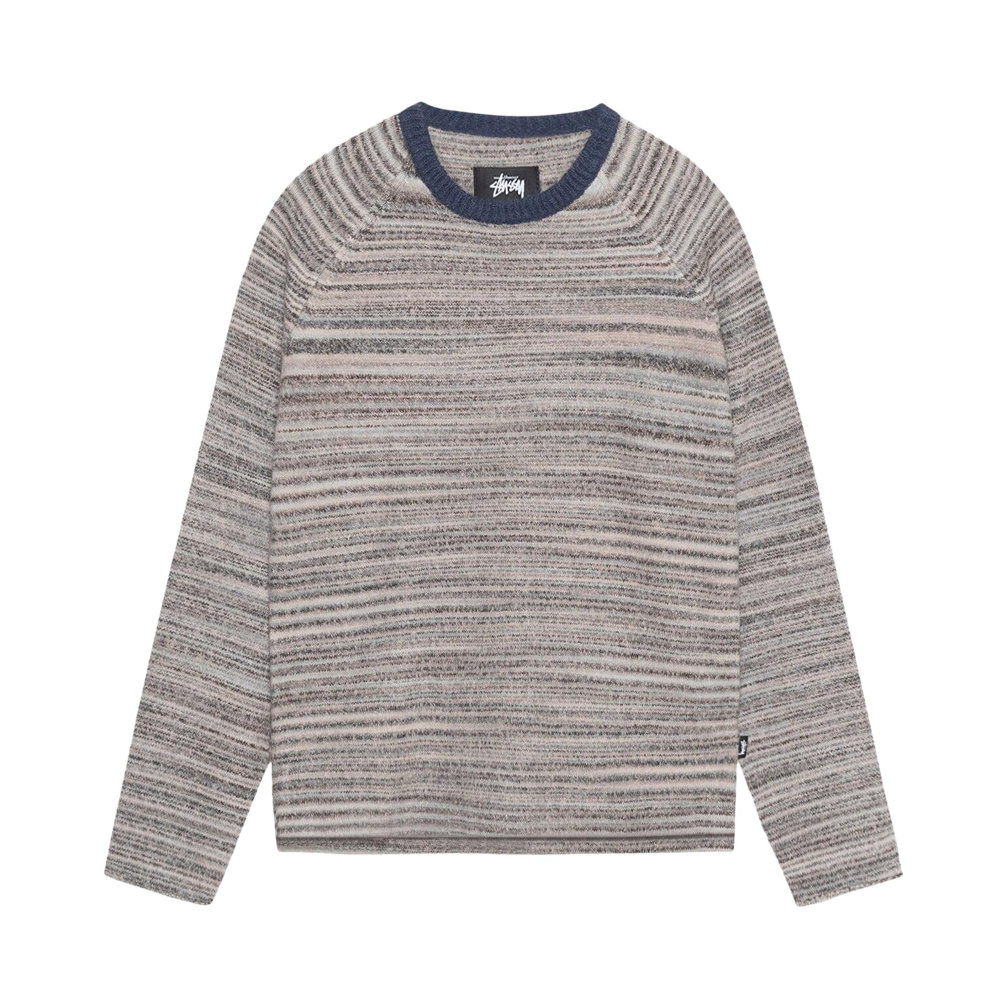 STUSSY COLORBLOCKED RAGLAN KNIT CREW トップス Stussy COLORBLOCKED