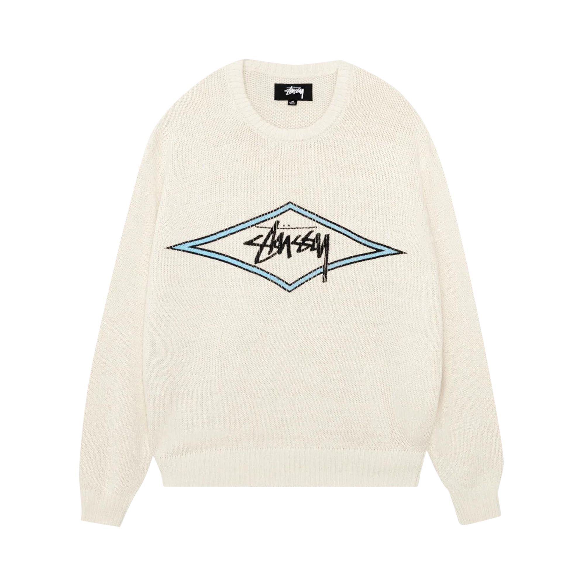 StüSsy Surf Team Sweater - Cream | Editorialist