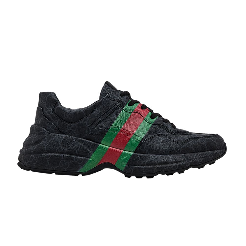じゅん Gucci Gg Rhyton Sneakers - Green | Editorialist