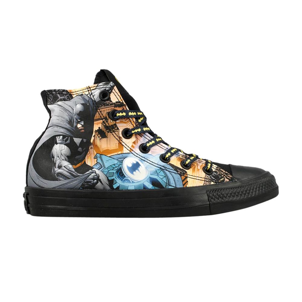 Converse Dc Comics X Chuck Taylor All Star High Batman - Black |  Editorialist, image size:1000x1000