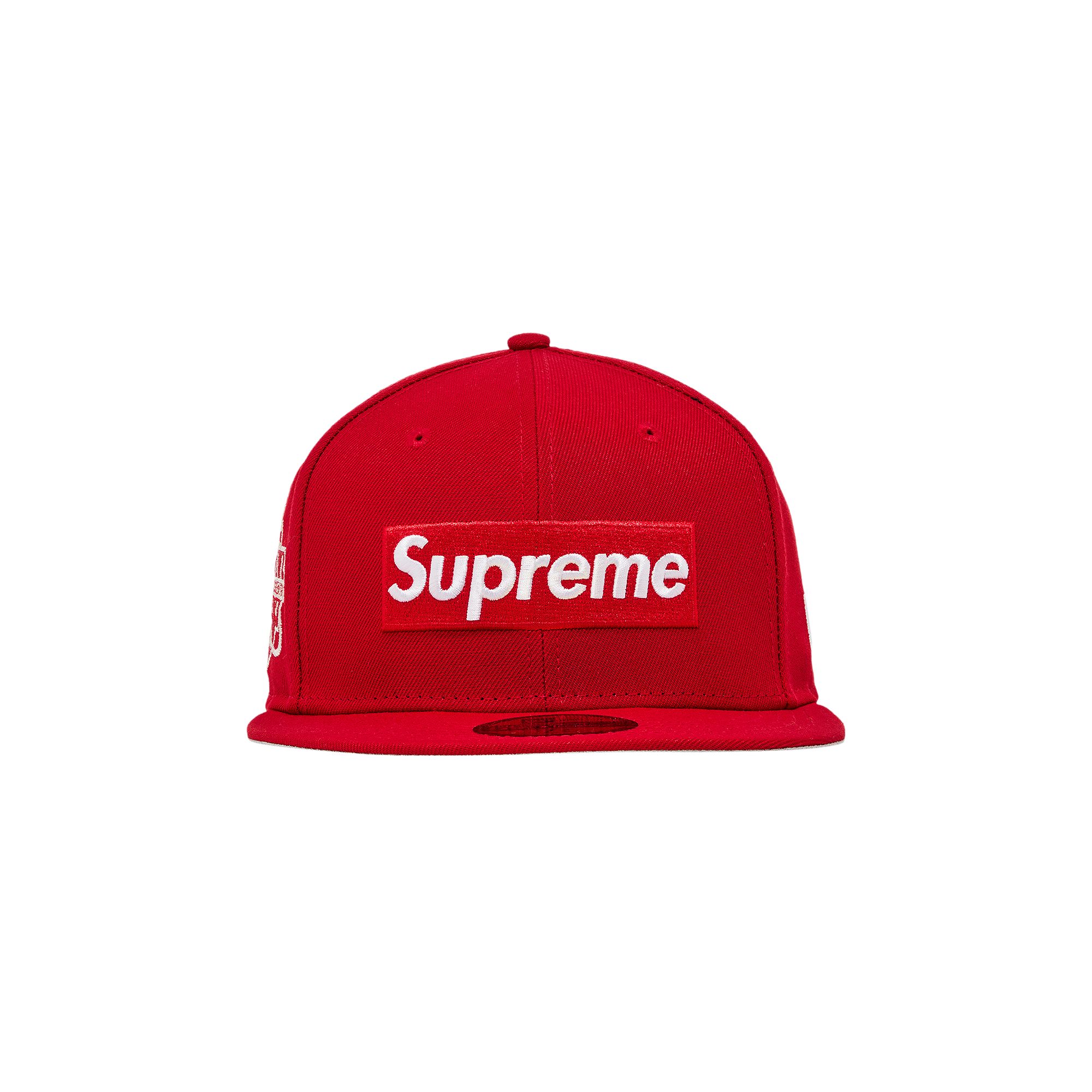 Supreme Championship Box Logo New Era Cap - Red | Editorialist