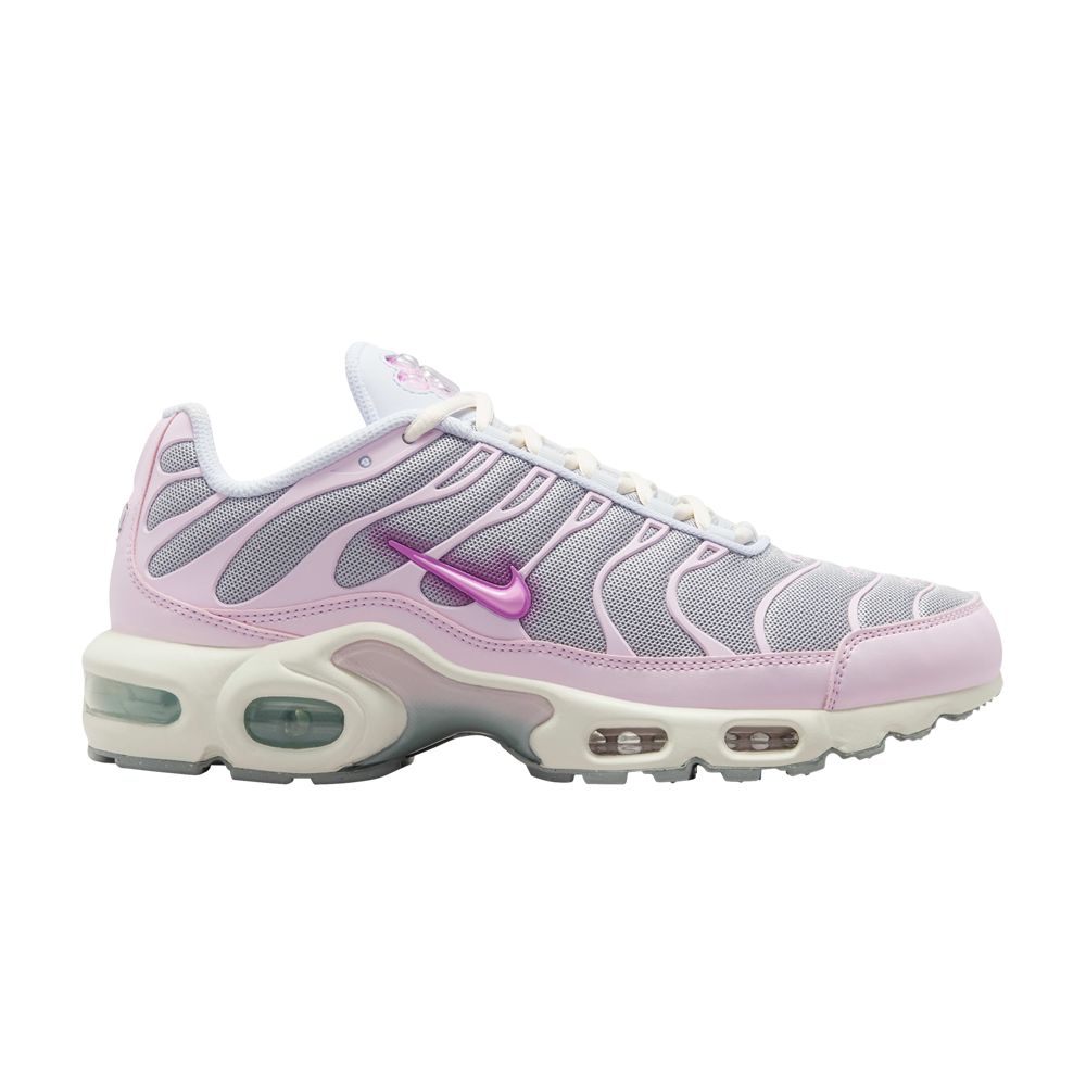 nike air max plus white blue pink