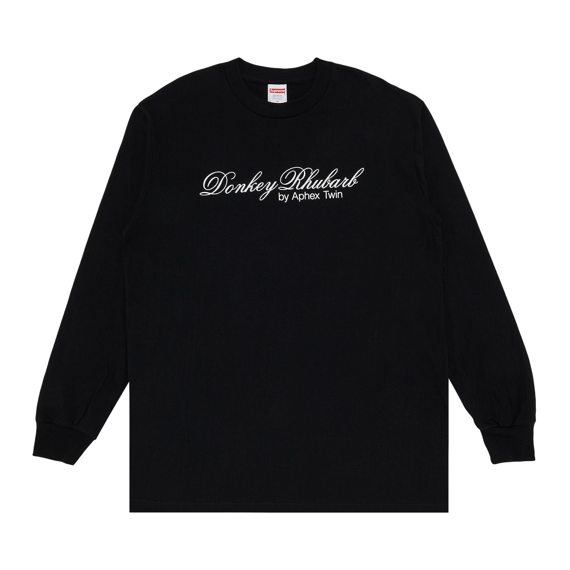 Supreme X Aphex Twin Long-Sleeve Tee - Black | Editorialist