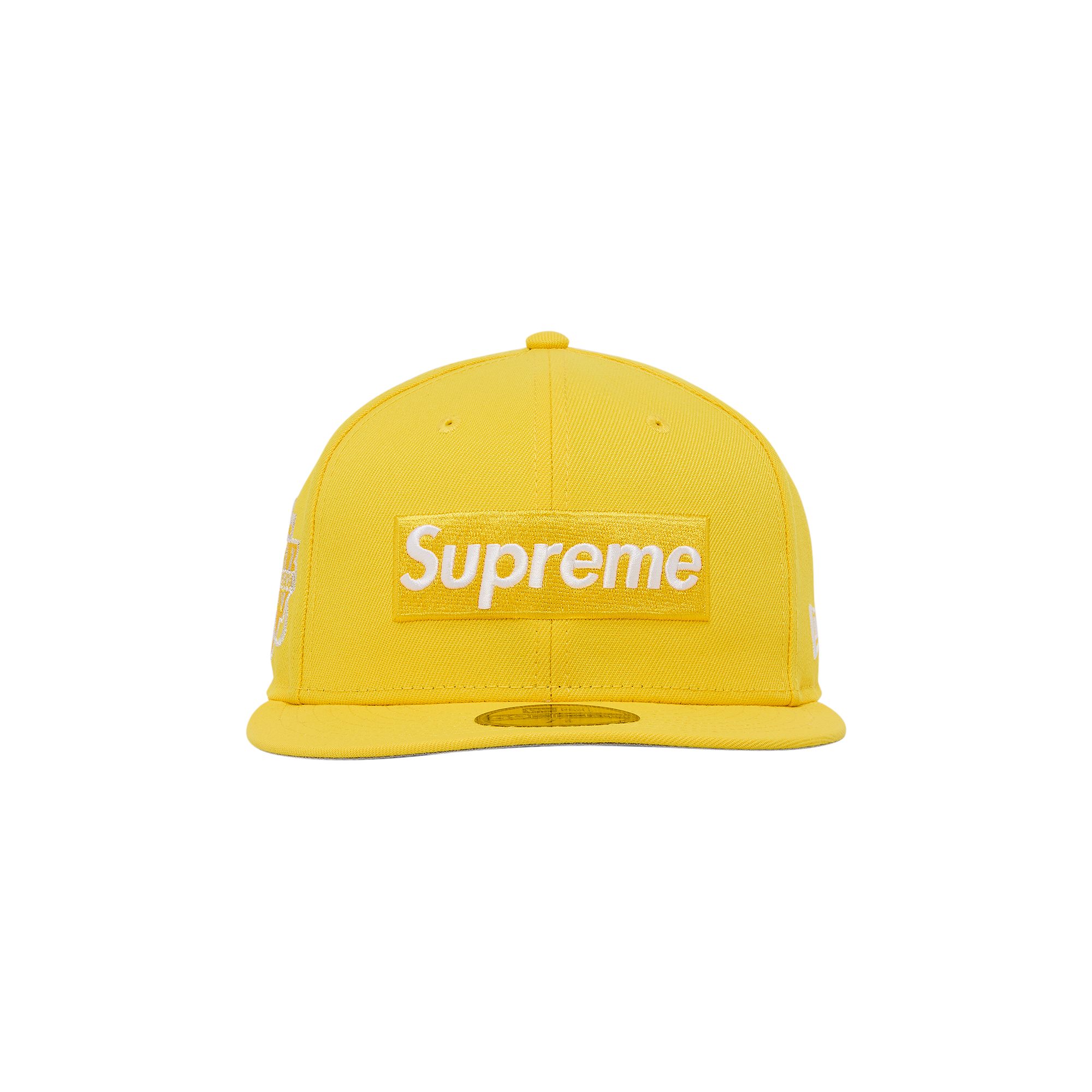 Supreme Championship Box Logo New Era Cap - Yellow | Editorialist