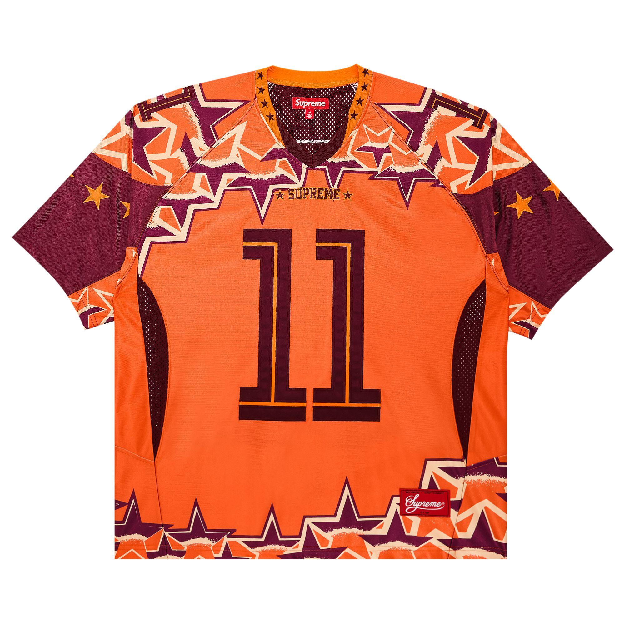 Supreme Stars Football Jersey - Orange | Editorialist