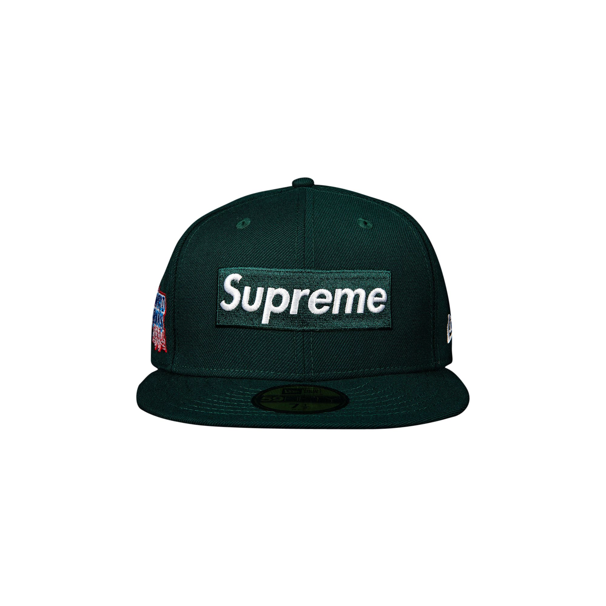 Supreme World Famous Box Logo New Era Cap - White | Editorialist