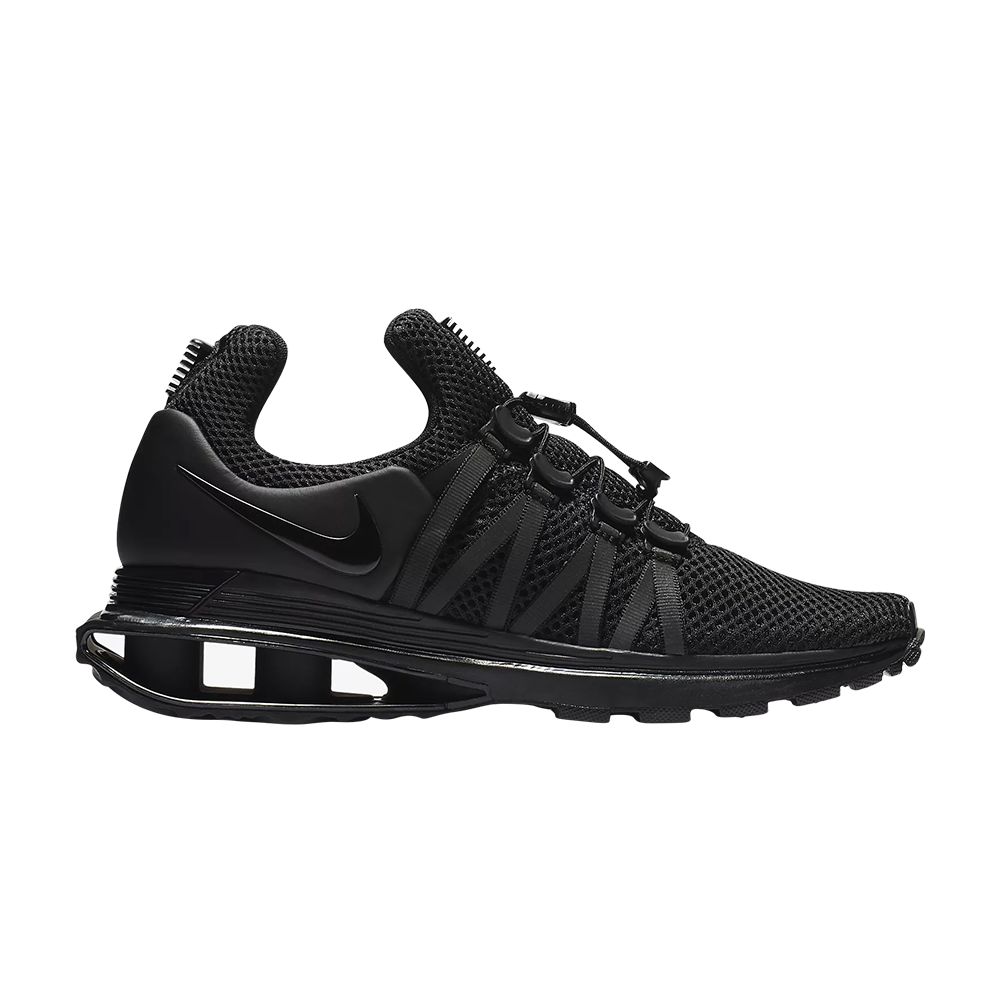 nike black shox gravity sneakers