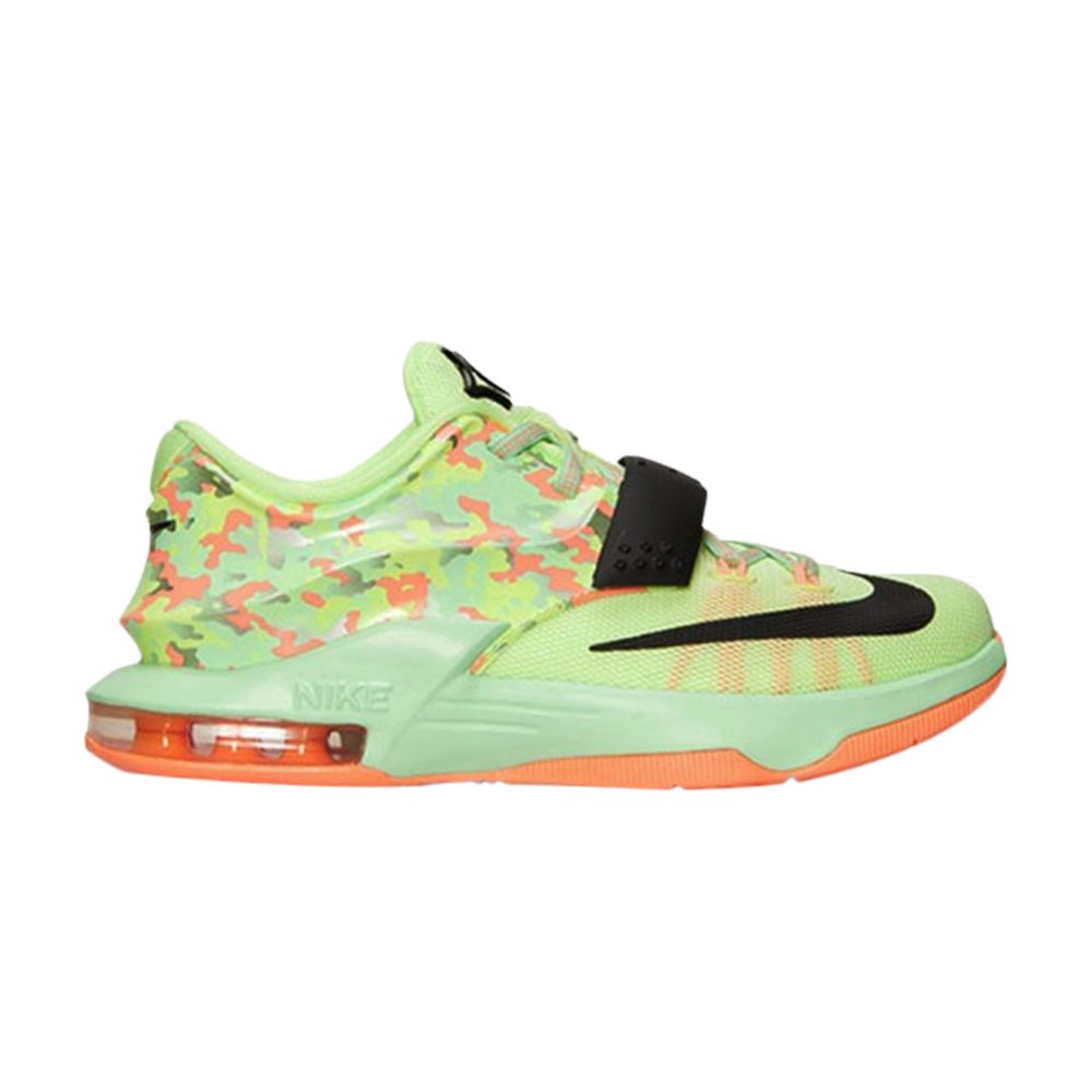 Nike Kd 7 Gs Sneakers - Green | Editorialist, image size:1000x1000