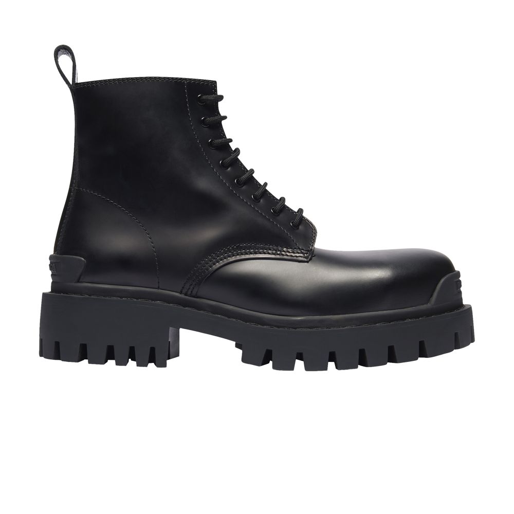 Balenciaga Stomper Zipped Bootie - Black | Editorialist